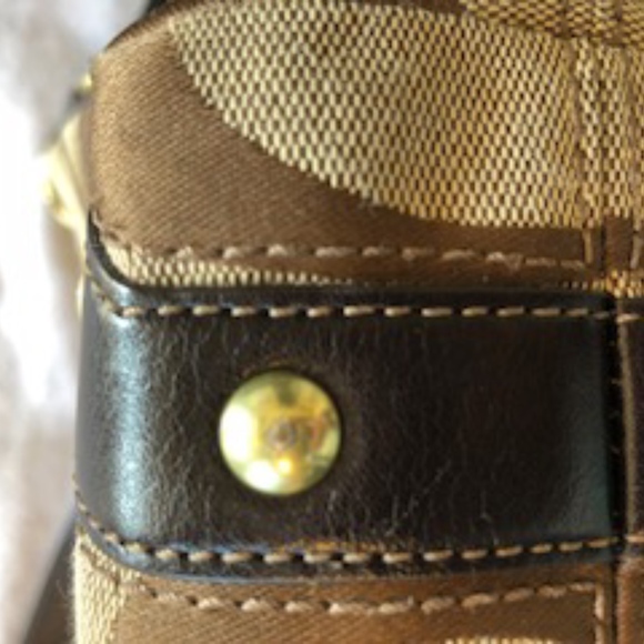 Coach | Bags | Coach Signature Logo Brown Hobo | Poshmark